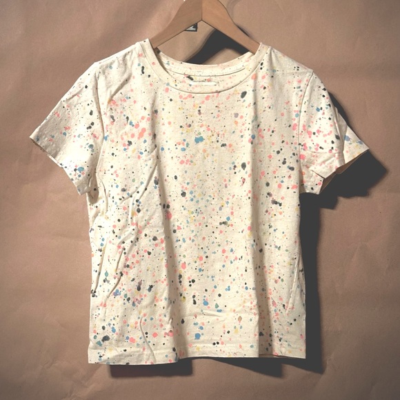 Urban Outfitters | Tops | Urban Outfitters Rainbow Paint Splatter ...